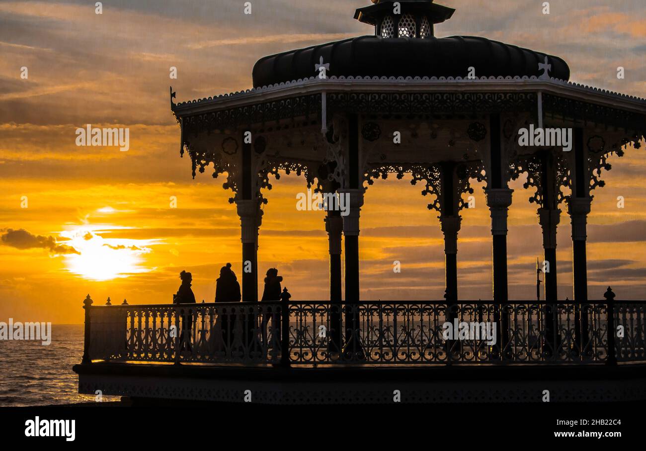 Brighton England.The seafront is full of bars and restaurants and being ...