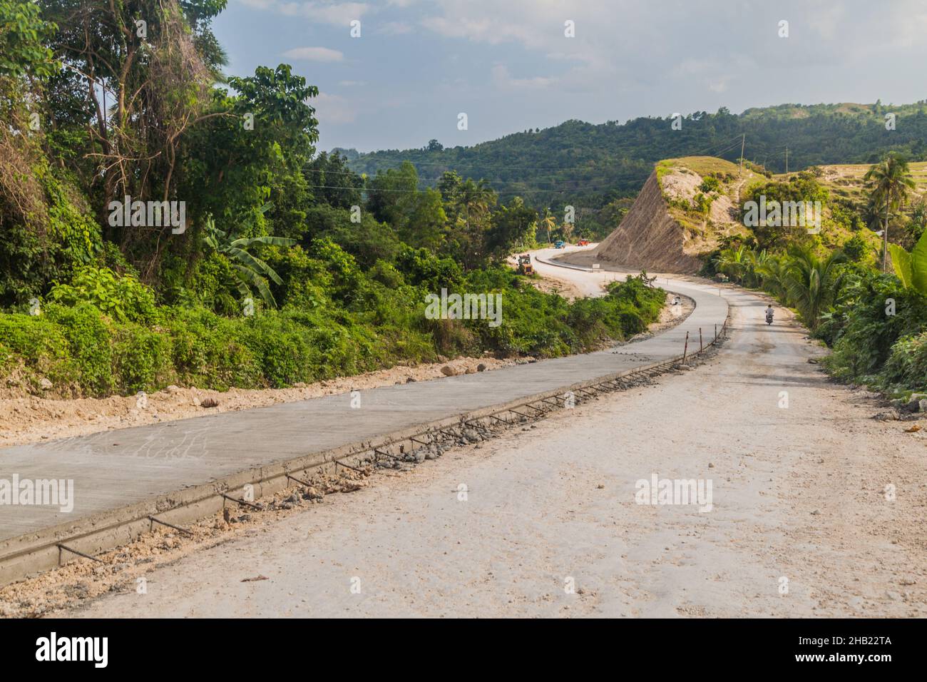Philippines road construction hi-res stock photography and images - Alamy