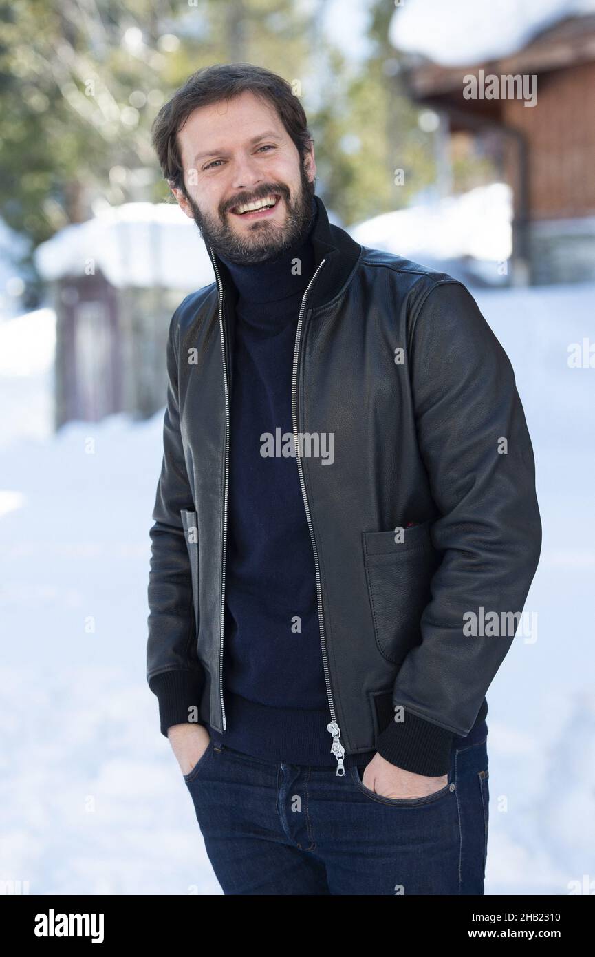 Hugo Becker attending a photo session as part of the 13th Les Arcs Film ...