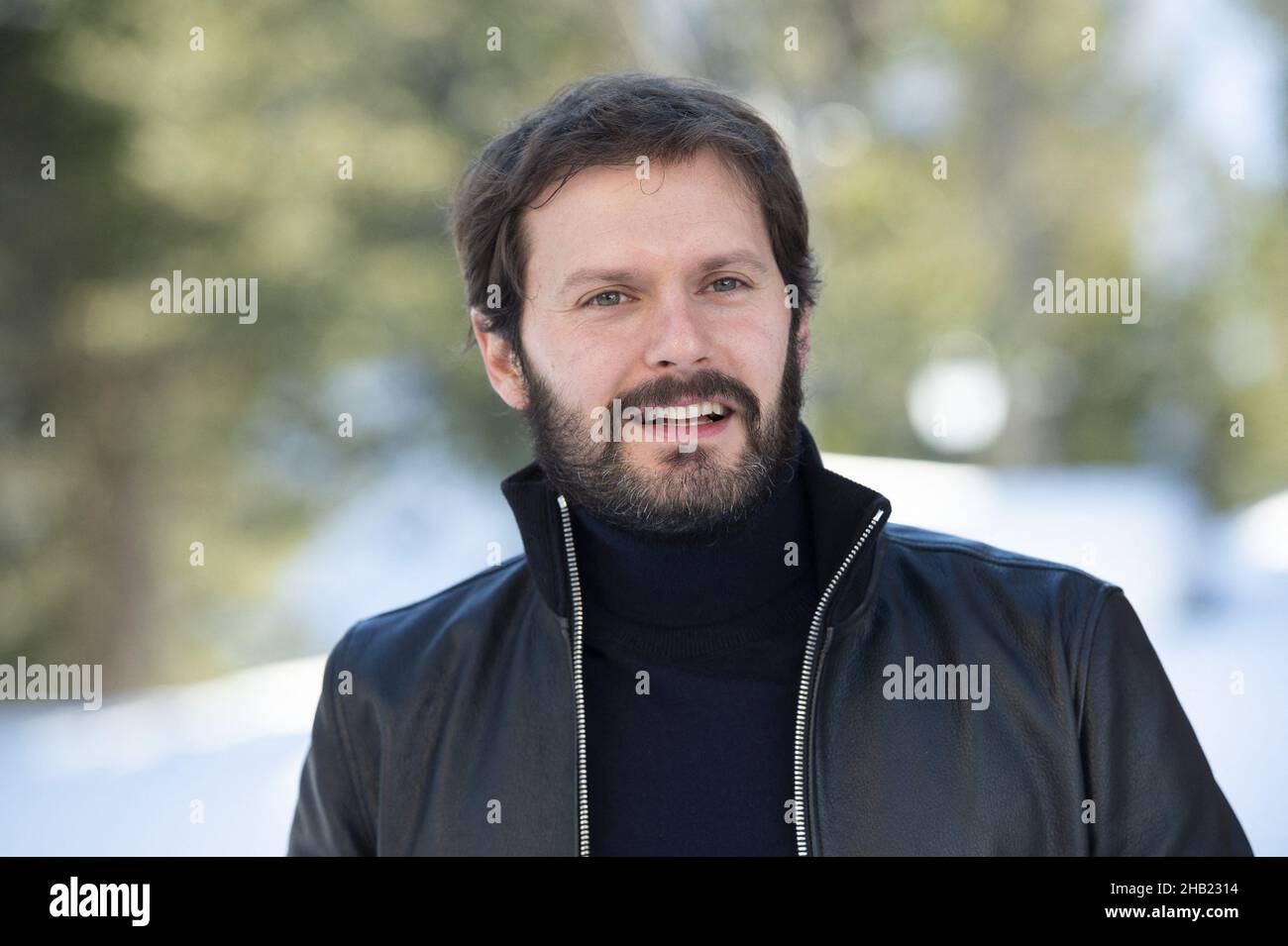 Hugo Becker attending a photo session as part of the 13th Les Arcs Film ...