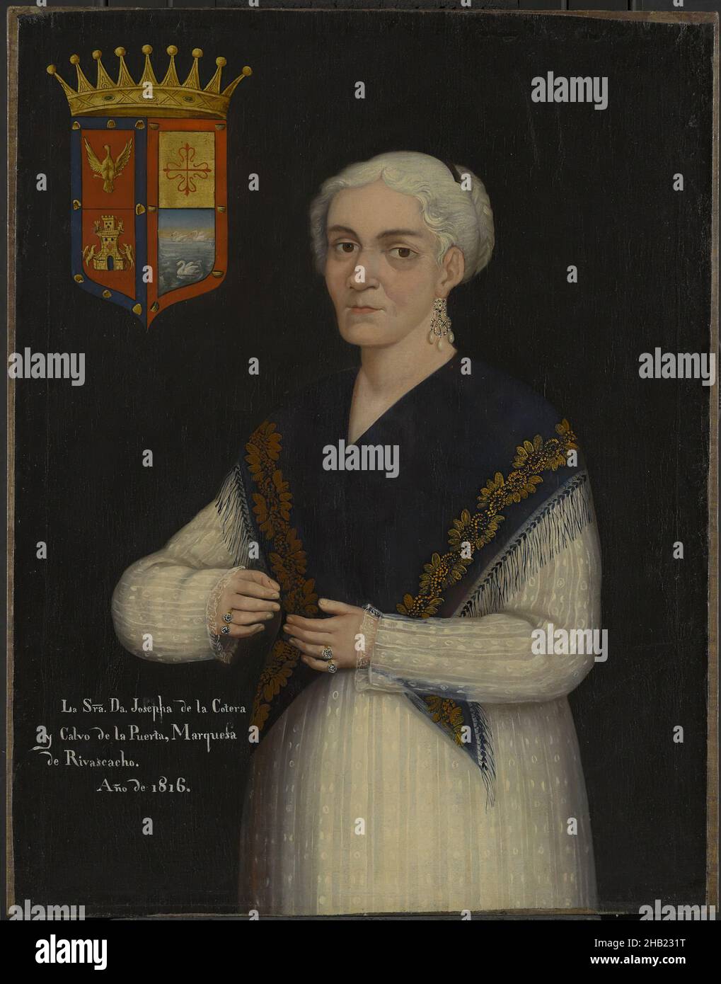 Dona josefa de la cotera y calvo de la puerta hi-res stock photography ...