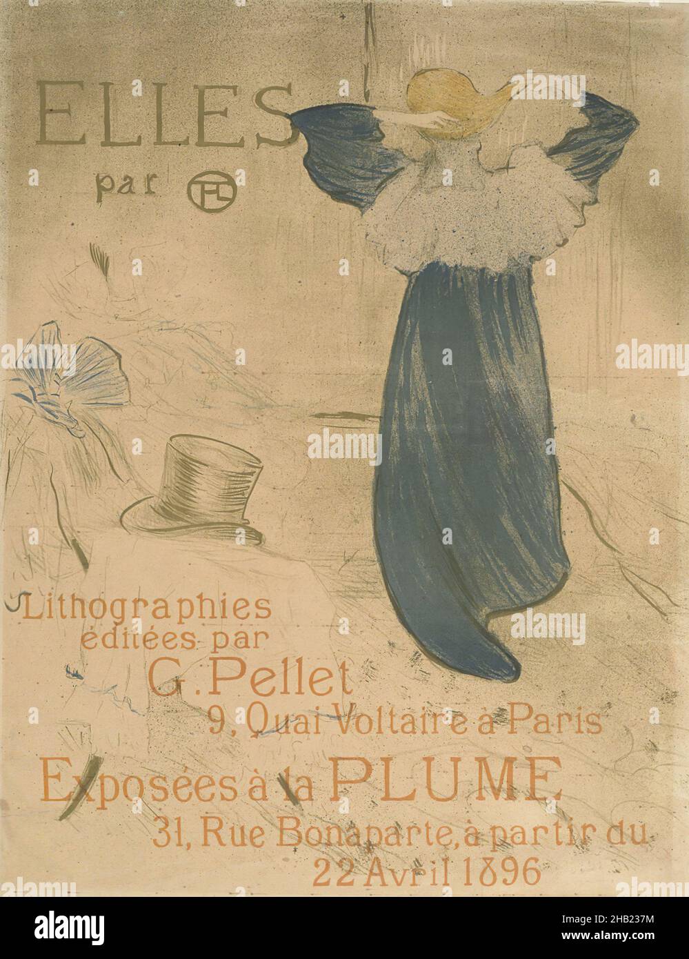 Elles, From the series: Elles, Henri de Toulouse-Lautrec, French, 1864 ...