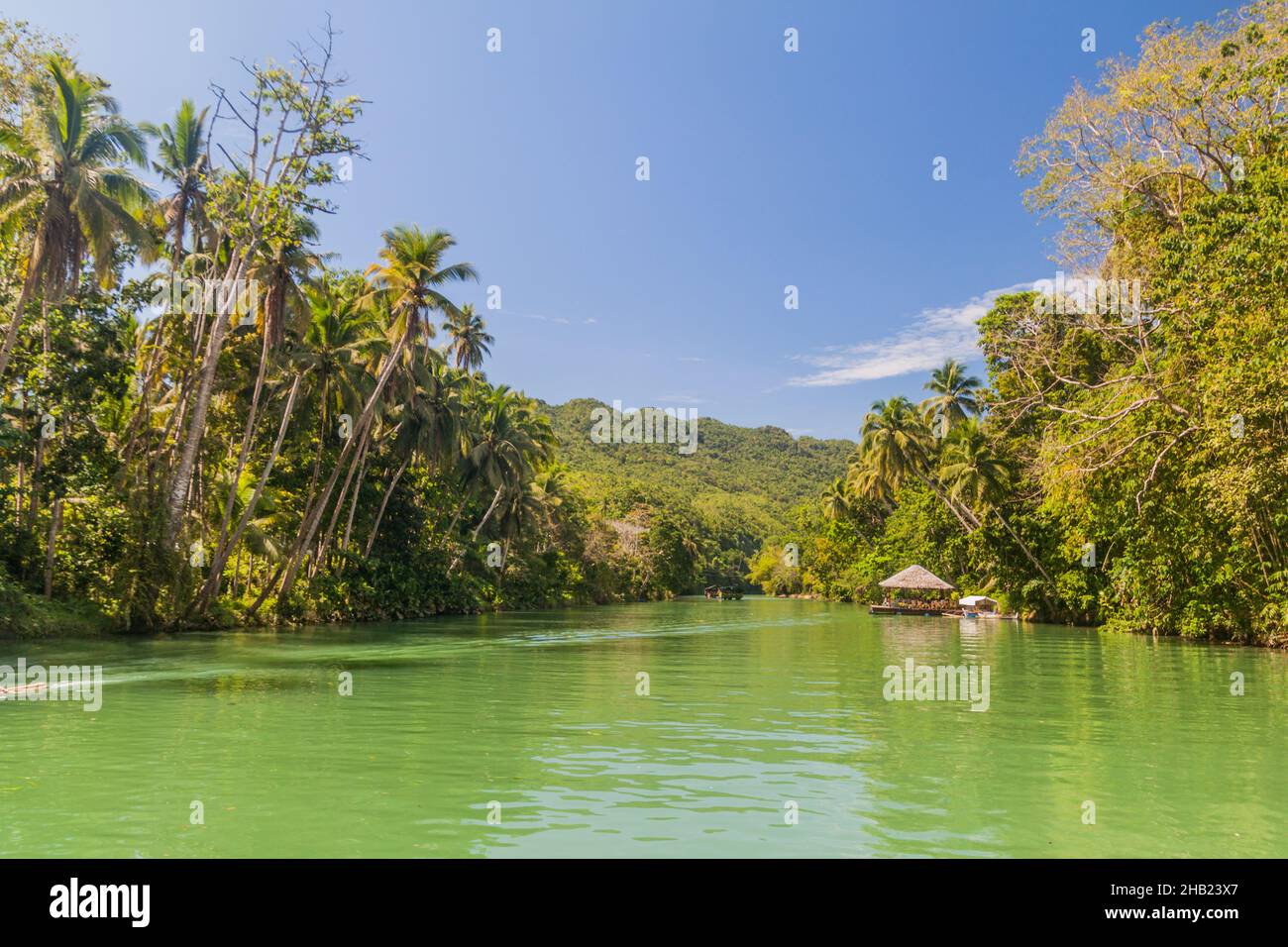 View of Loboc river on Bohol island, Philippines Stock Photo - Alamy