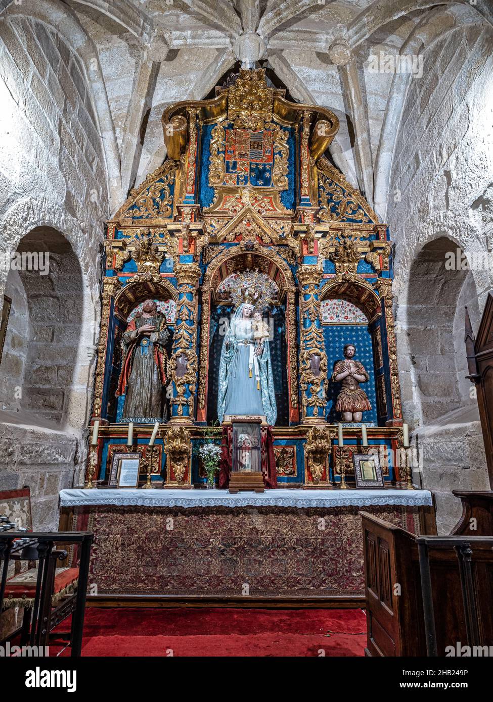 Interior of San Martin Church at the Plaza Mayor, Main Square of ...
