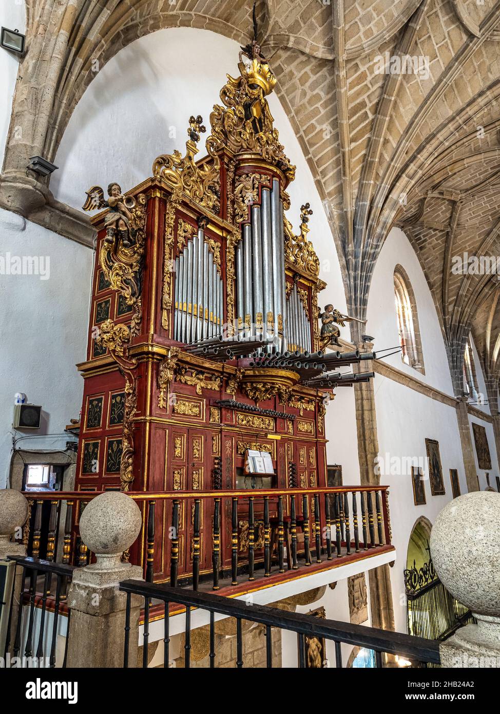 Interior of San Martin Church at the Plaza Mayor, Main Square of ...