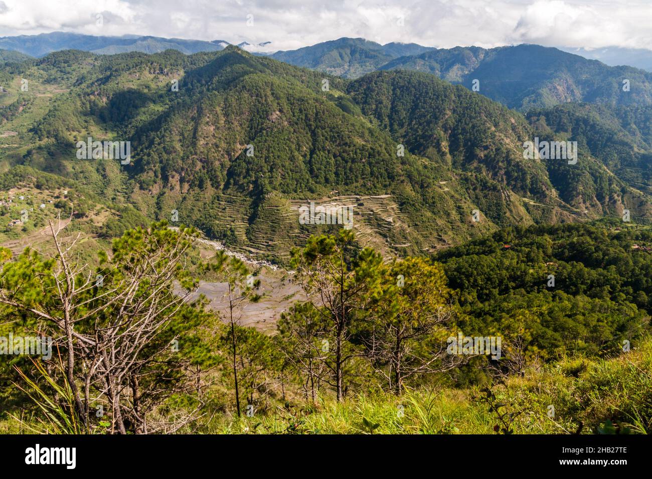 Landscape around Sagada village on Luzon island, Philippines Stock ...
