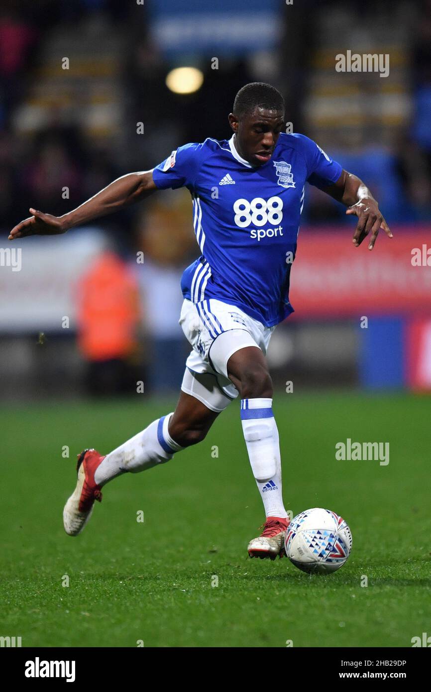 Birmingham City's Wes Harding in action Stock Photo - Alamy