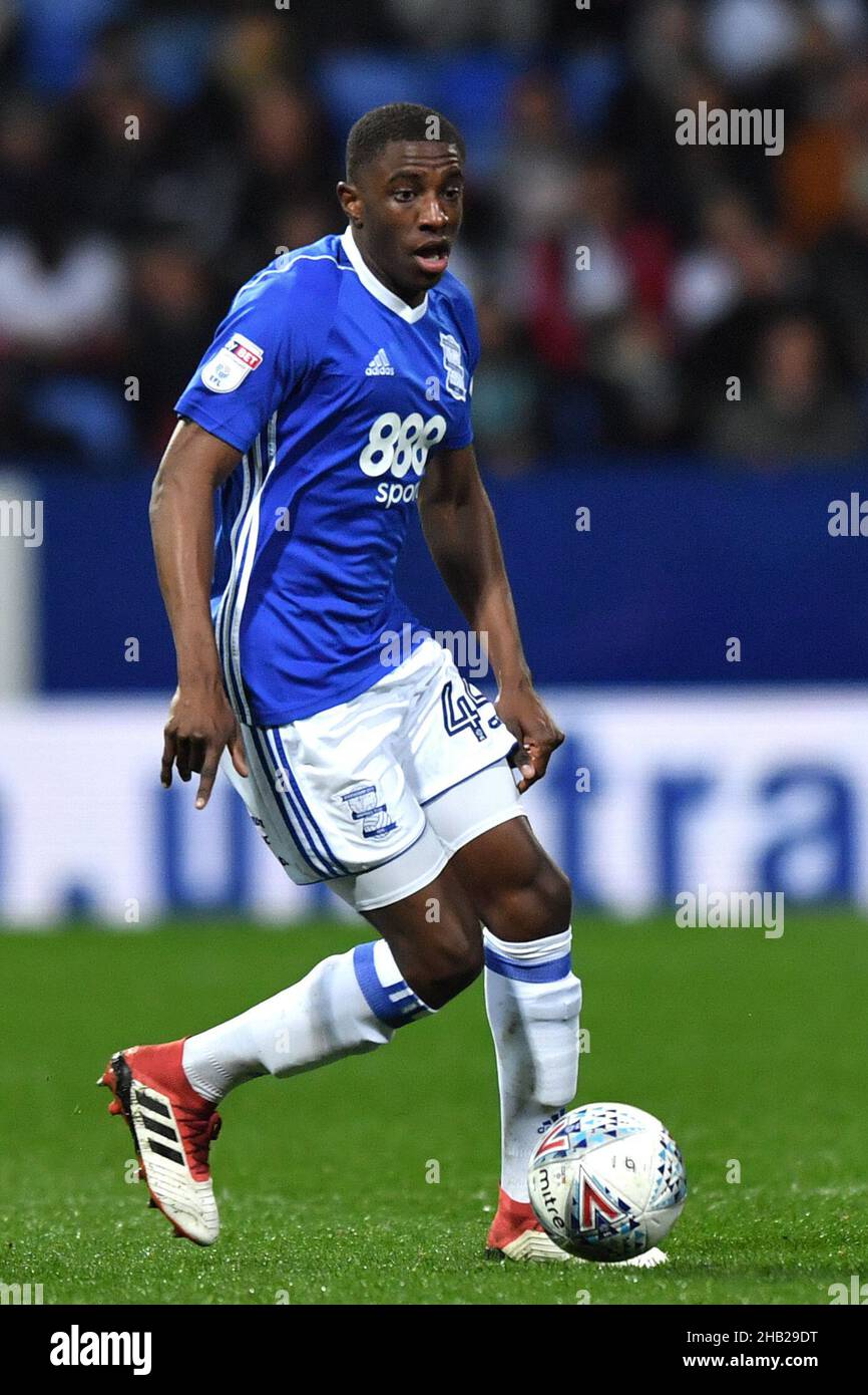 Birmingham City's Wes Harding in action Stock Photo - Alamy