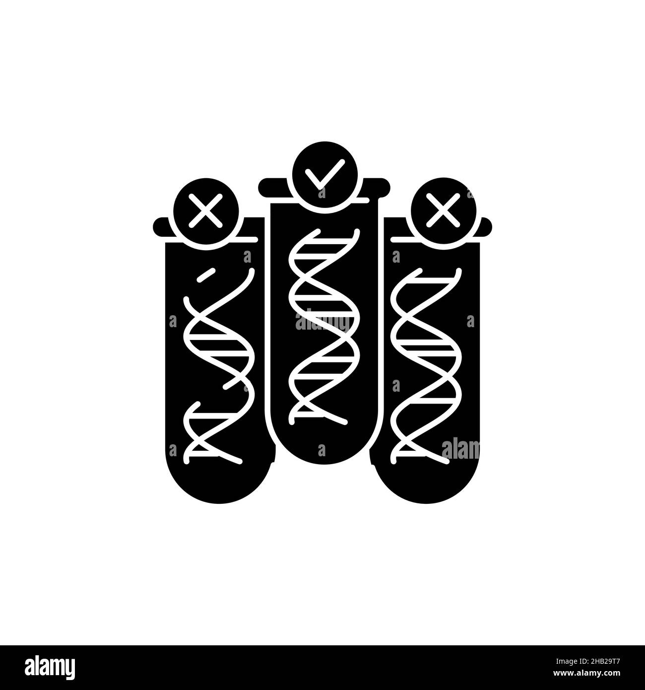Genetic testing olor line icon. Medical test. Pictogram for web page ...