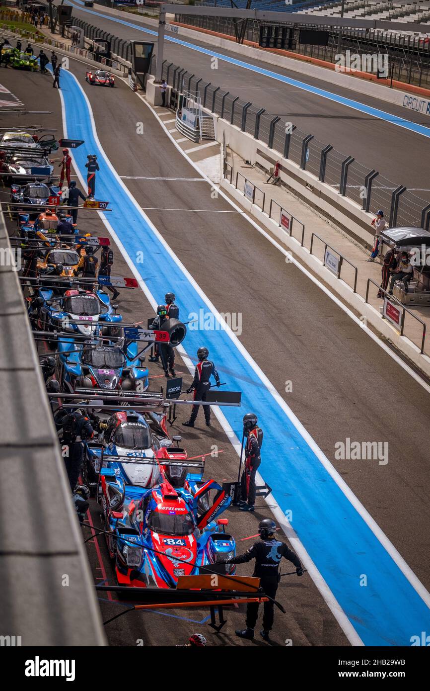 Pitlane 2021 European Le Mans Series, Le Castellet, France. Photo ...