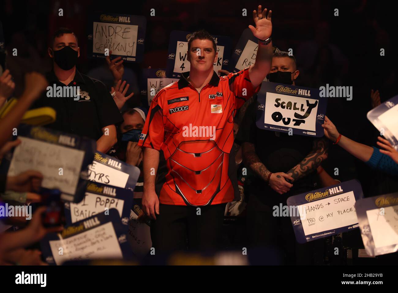 London, UK. 16th Dec, 2021. 16th December 2021; Alexandra Palace, London, England: The William ...