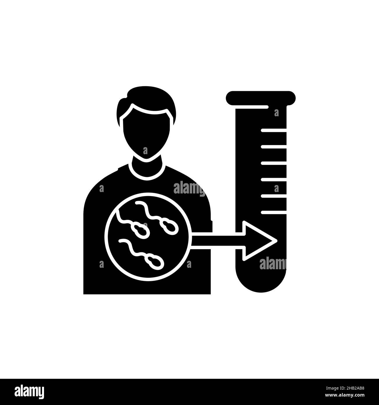 Sperm donation olor line icon. Pregnancy. Pictogram for web page ...