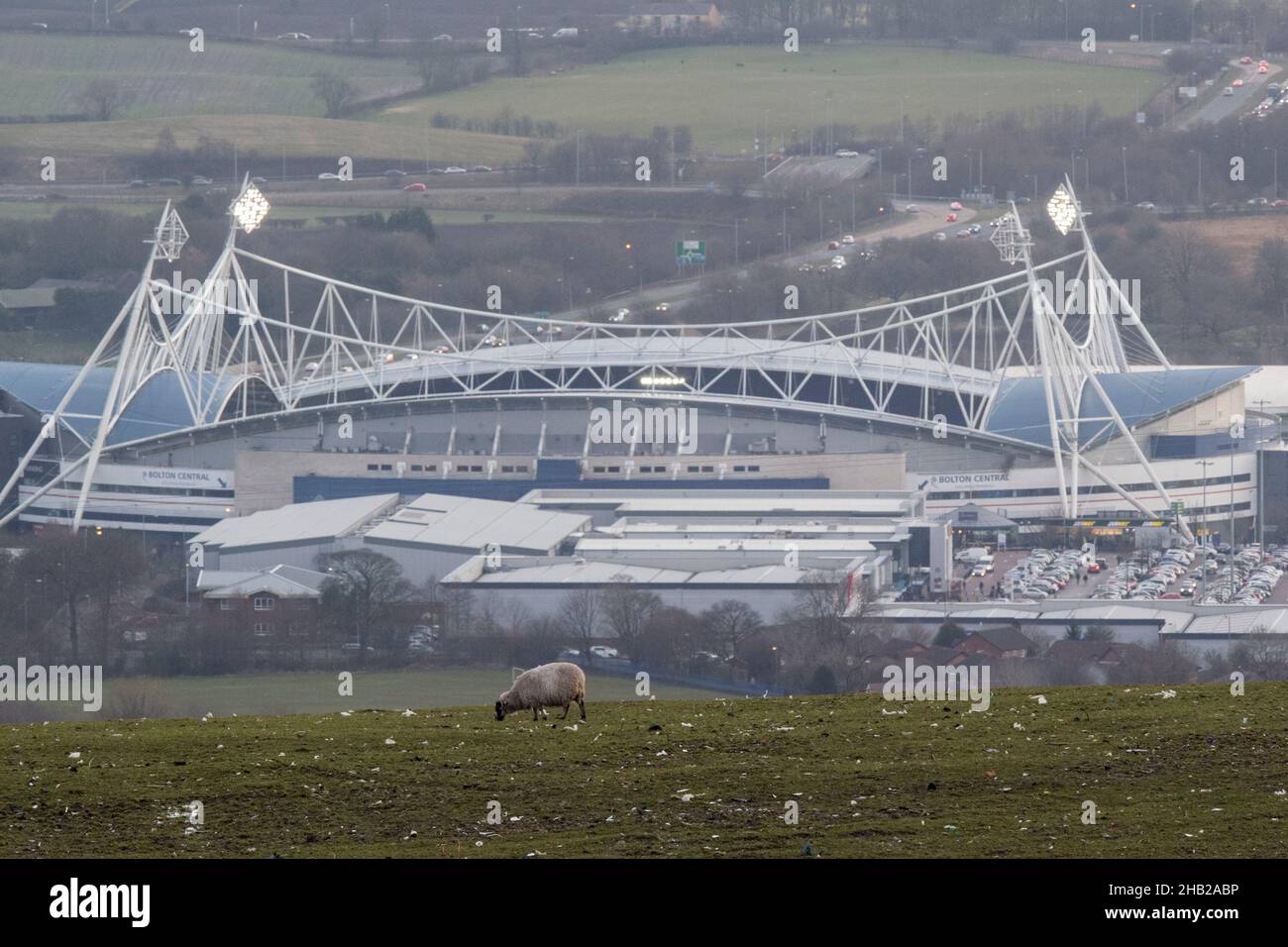 Macron stadium view hi-res stock photography and images - Alamy