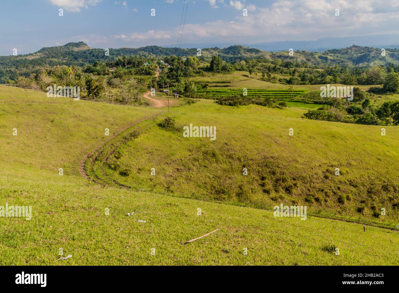 Landscape of Bohol island, Philippines Stock Photo - Alamy