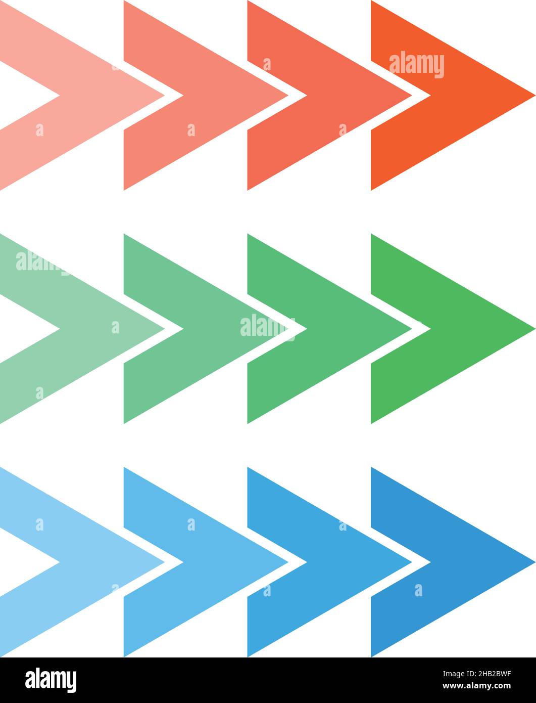 Arrow icon connected. Simple vector Stock Vector Image & Art - Alamy