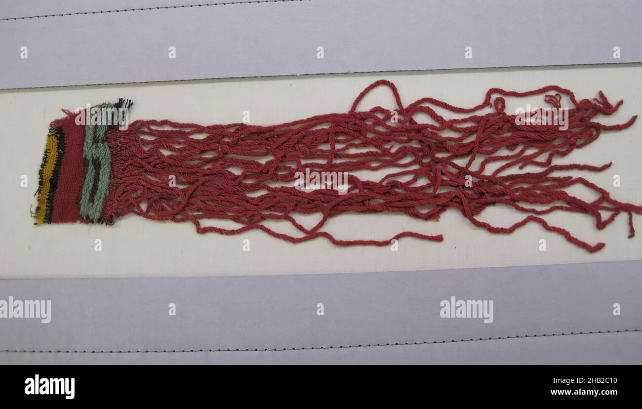 Textile Fragment, undetermined, Nazca-Wari, Camelid fiber, 200-1000 C.E ...