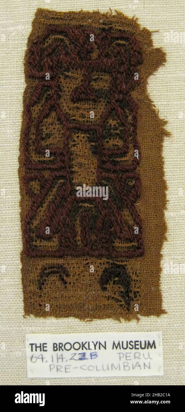 2 Textile Fragments, Unascertainable, Pieces of a Border, or 2 Textile ...