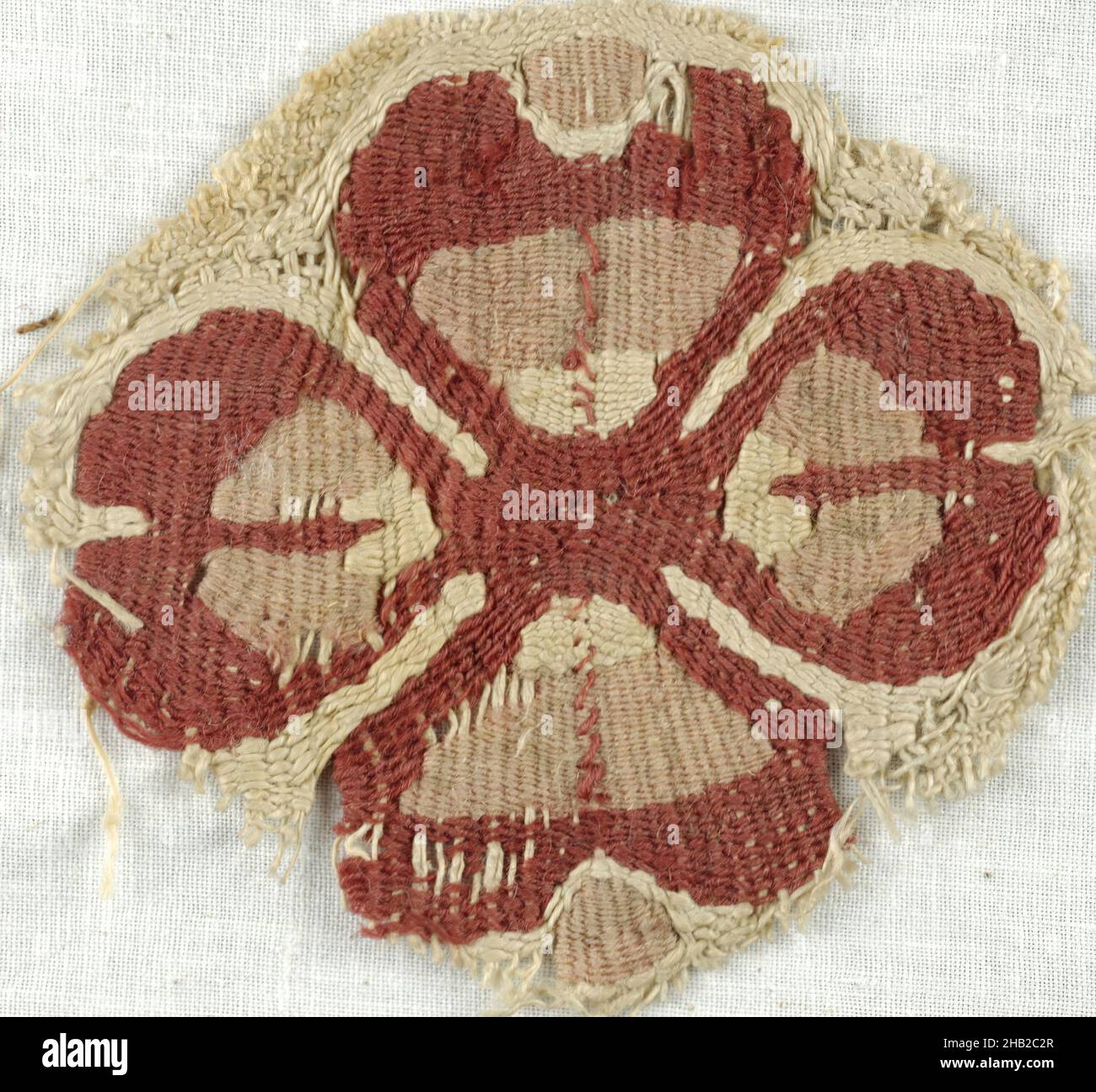 Rosette, Coptic, Flax, wool, 5th-7th century C.E., Late Antique Period ...