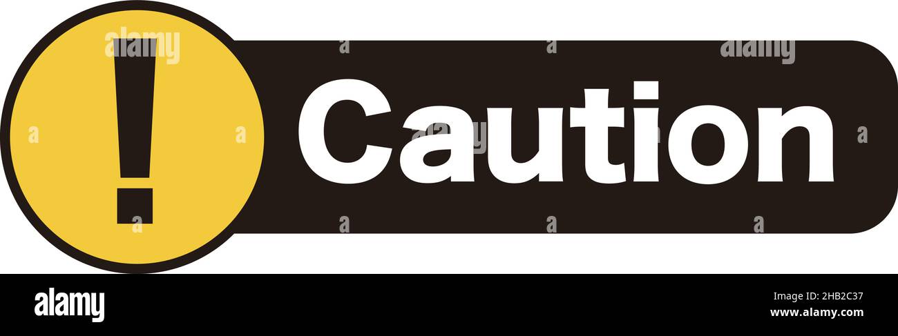 Caution Mark icon and Caution character. vector Stock Vector Image ...