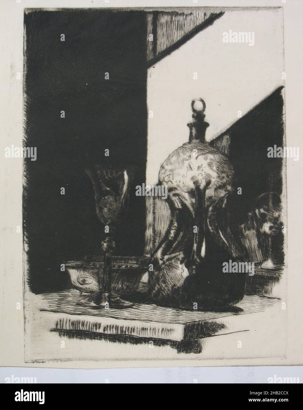 Dutch Schnapps, Julian Alden Weir, American, 1852-1919, Drypoint on ...