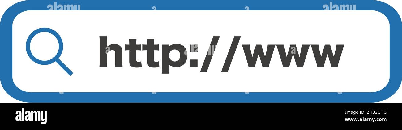 Search bar and magnifying glass. Vector icon Stock Vector Image & Art ...