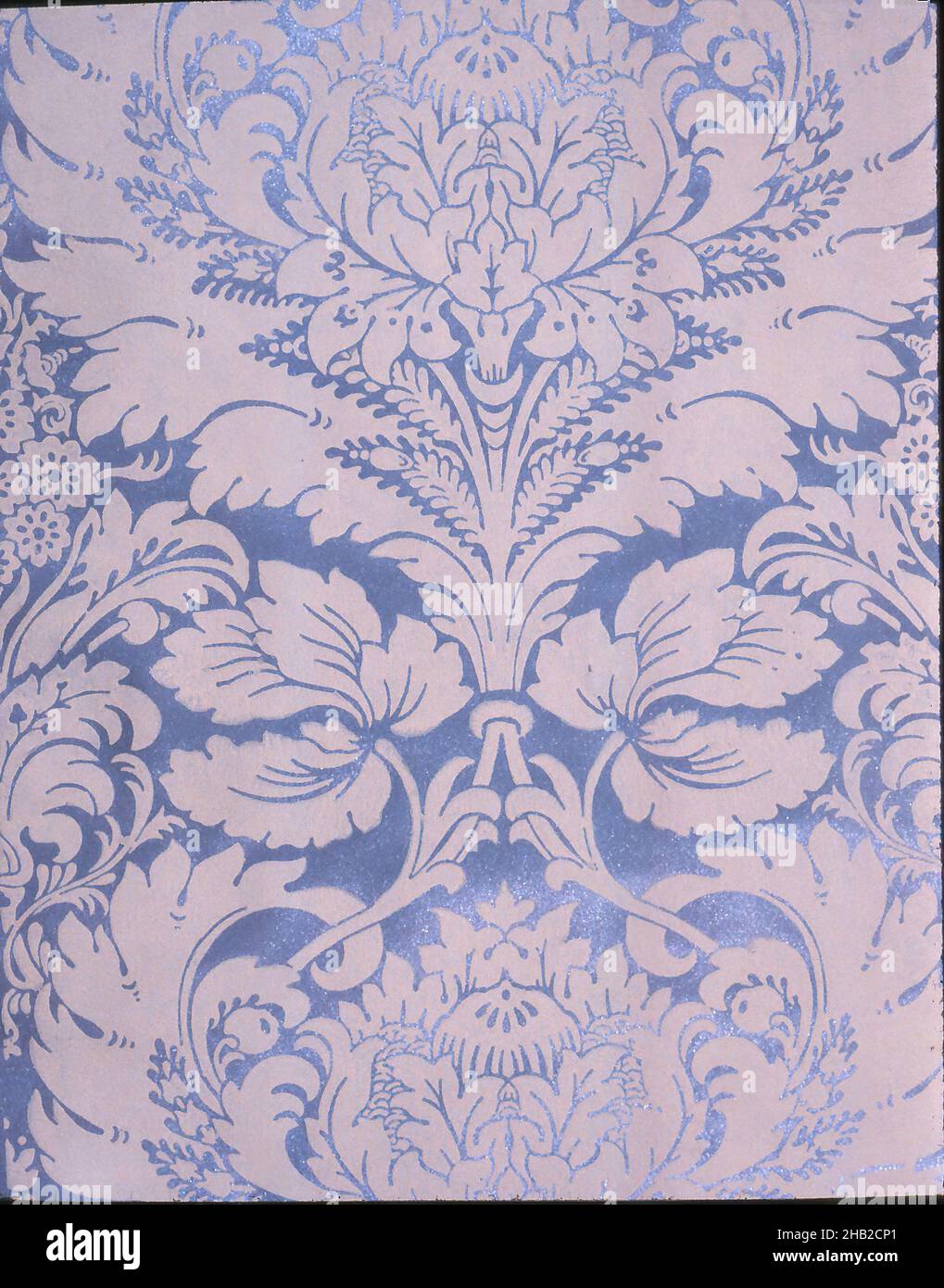 Wallpaper, Paper, ca. 1890, 22 x 28 in., 55.8 x 71.1 cm Stock Photo - Alamy
