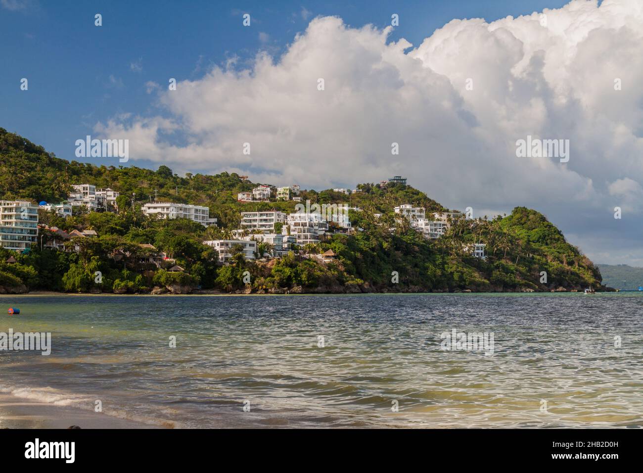 Coastal development on Boracay island, Philippines Stock Photo - Alamy