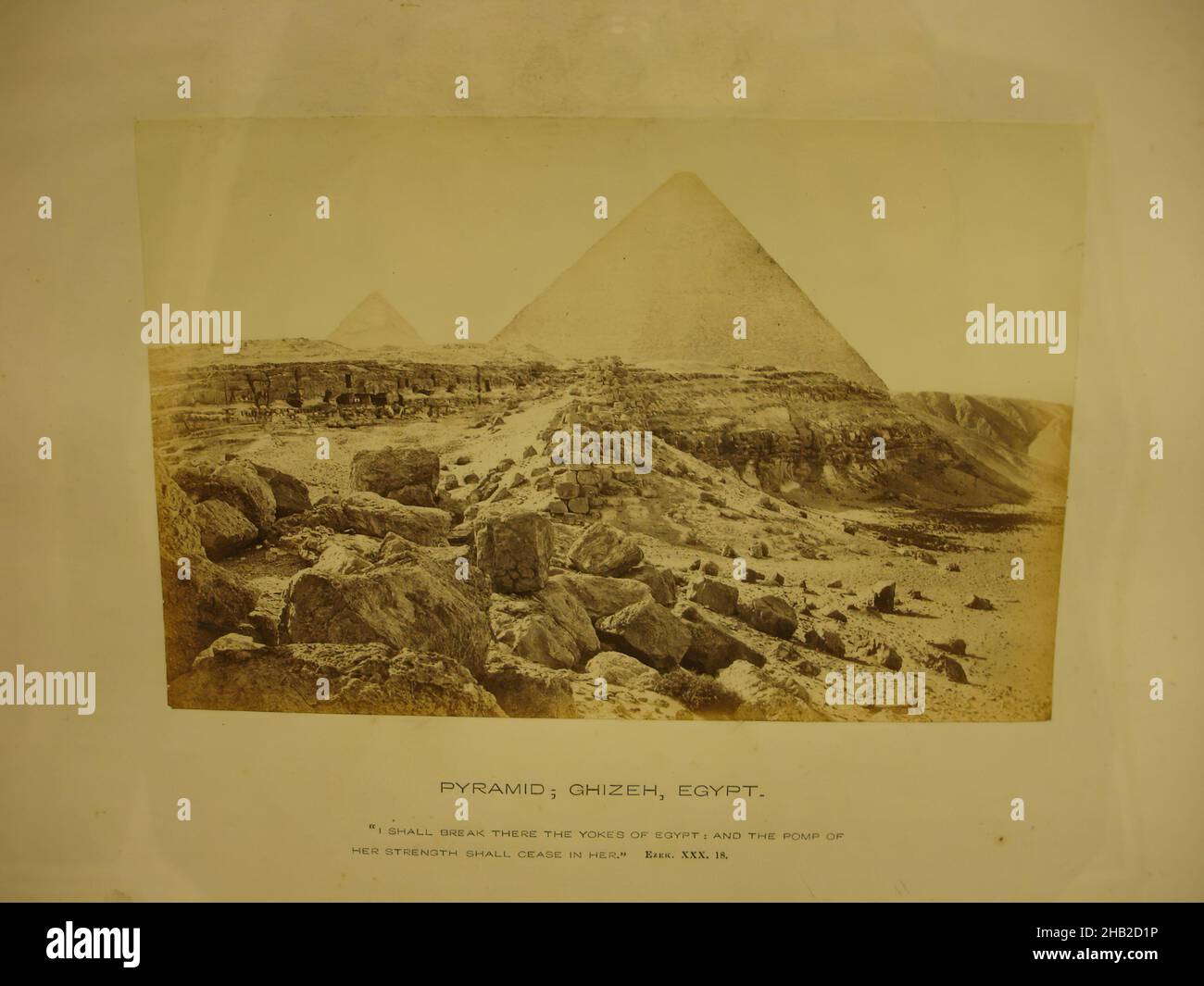 Pyramids of giza 19th century hi-res stock photography and images - Alamy