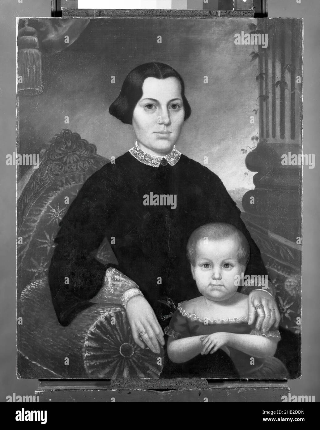 Portrait of a Mother and Child, Probably Charles Winter, American, born ...