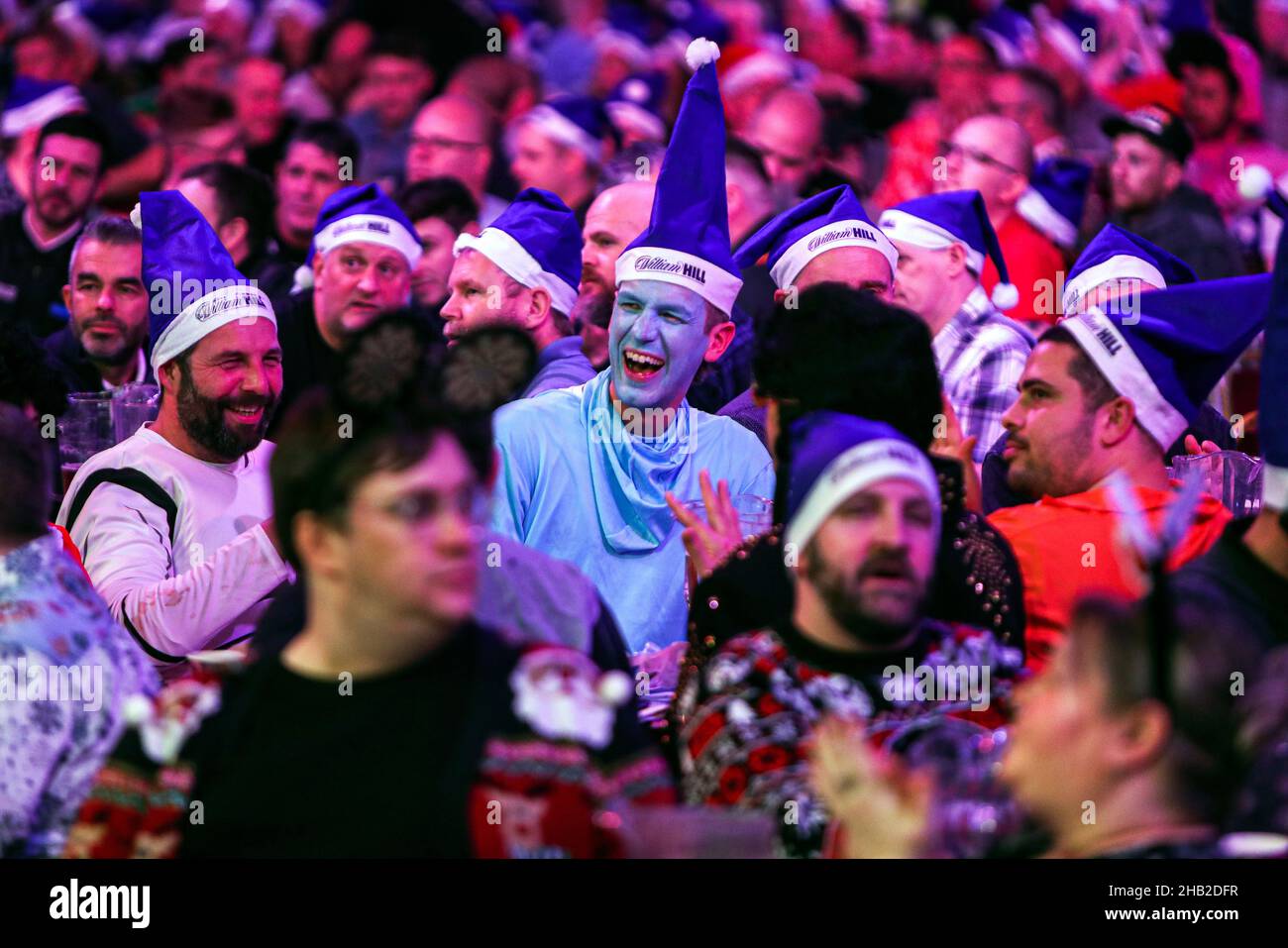 General view of the crowd during day two of the William Hill World ...