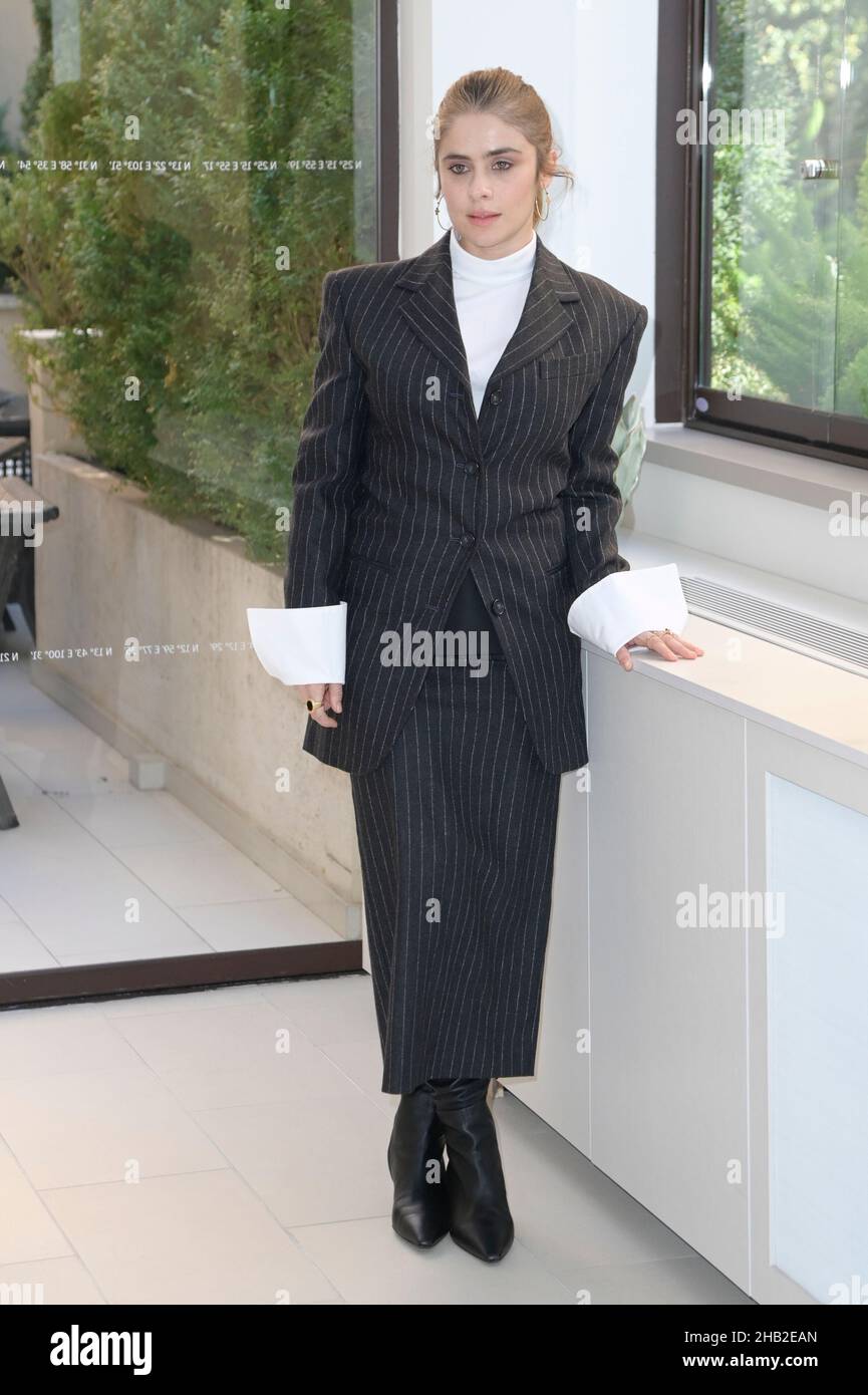 Greta Scarano attends the photocall of the movie Supereroi at the ...