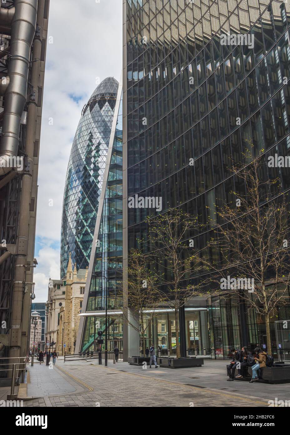 The gherkin inside hi-res stock photography and images - Alamy