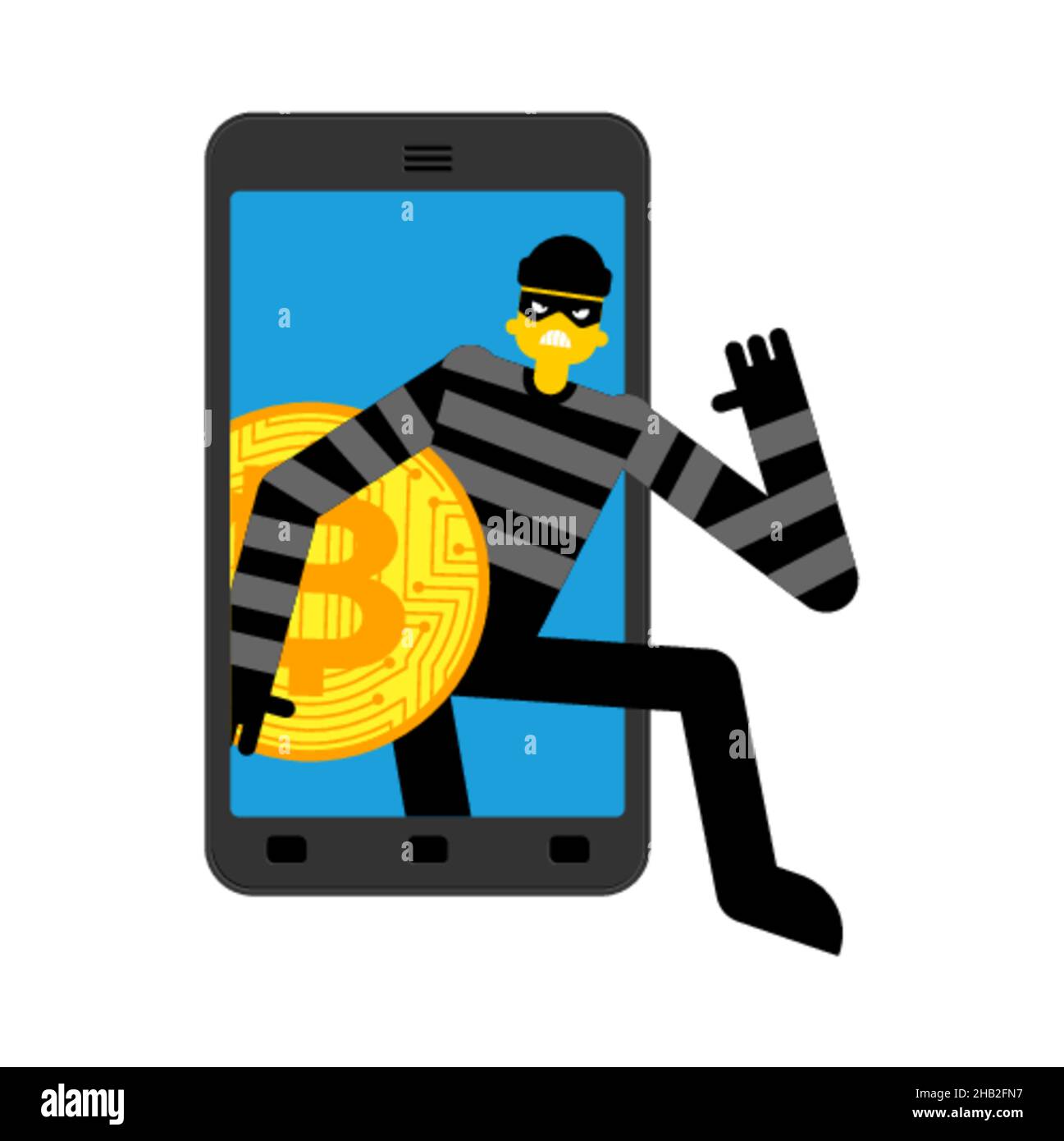 Electronic theft Stock Vector Images - Alamy