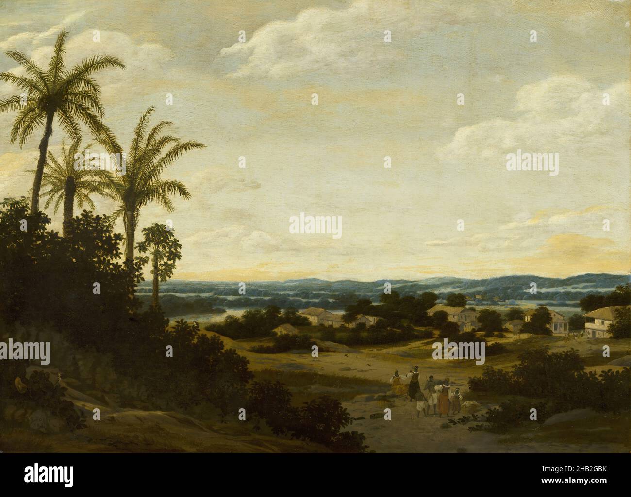 Brazilian landscape, Frans Post, 1667 Stock Photo - Alamy