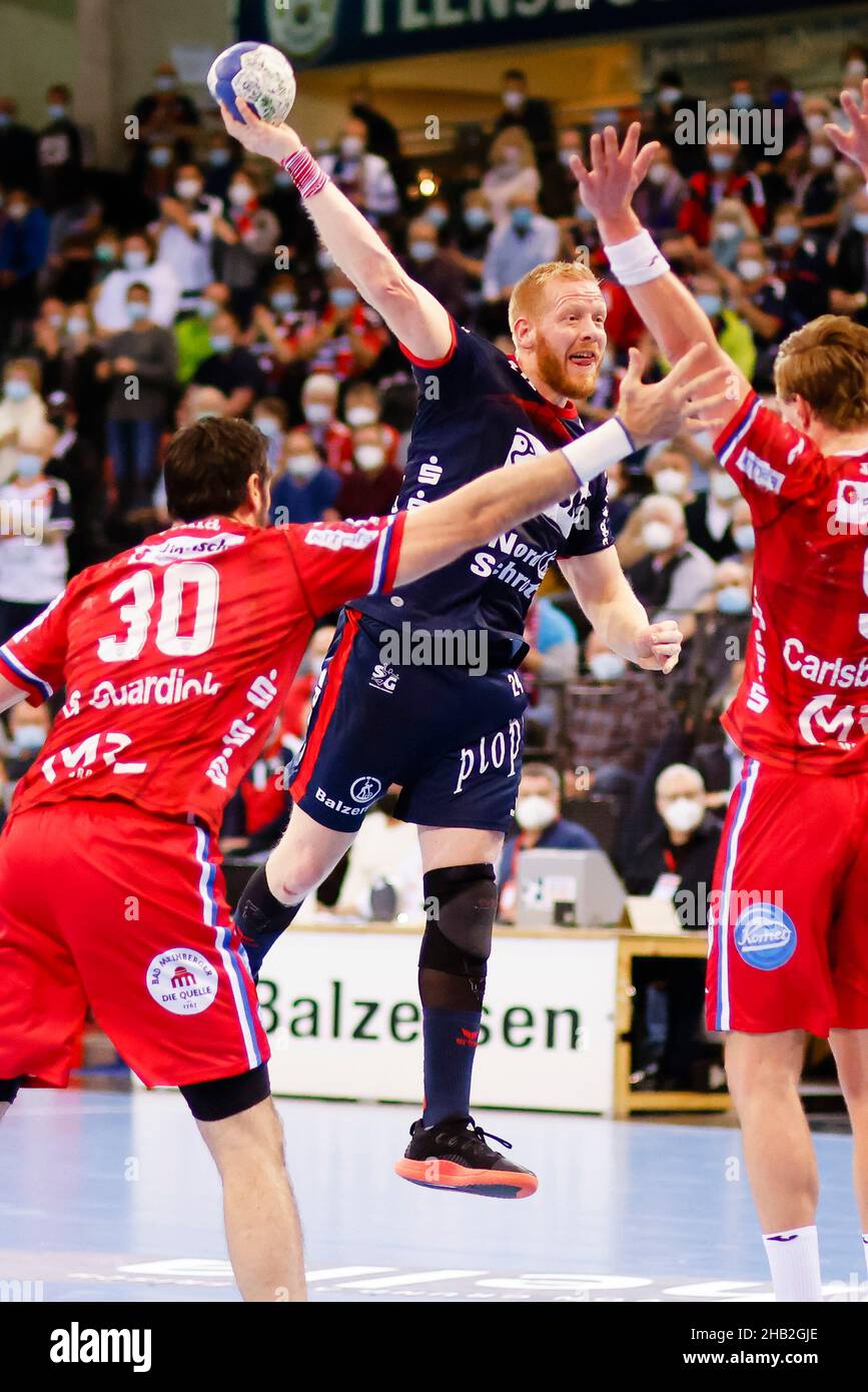 Flensburg, Germany. 16th Dec, 2021. Handball: Bundesliga, SG Flensburg ...