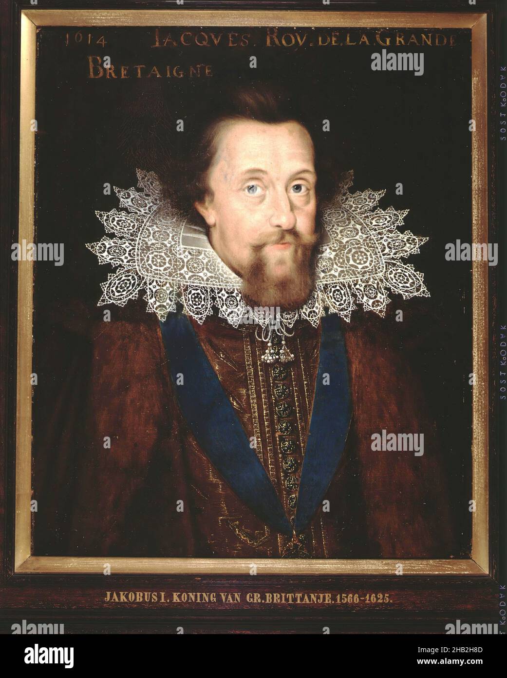Portrait of James I 1566-1625, King of England, Anonymous, Northern ...
