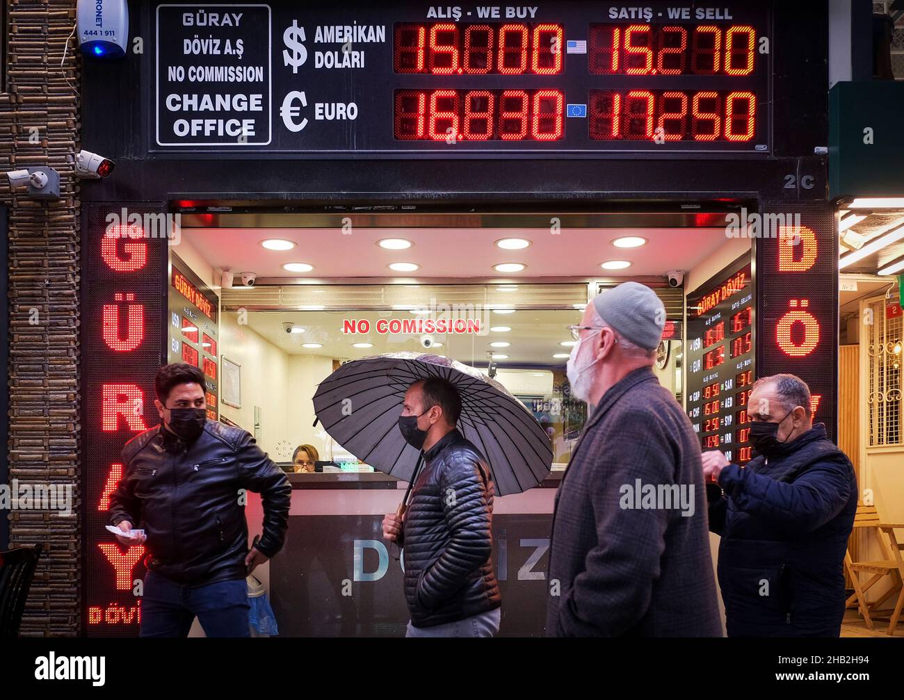 Istanbul, Turkey. 17th Dec, 2021. Turkey is going through a very ...