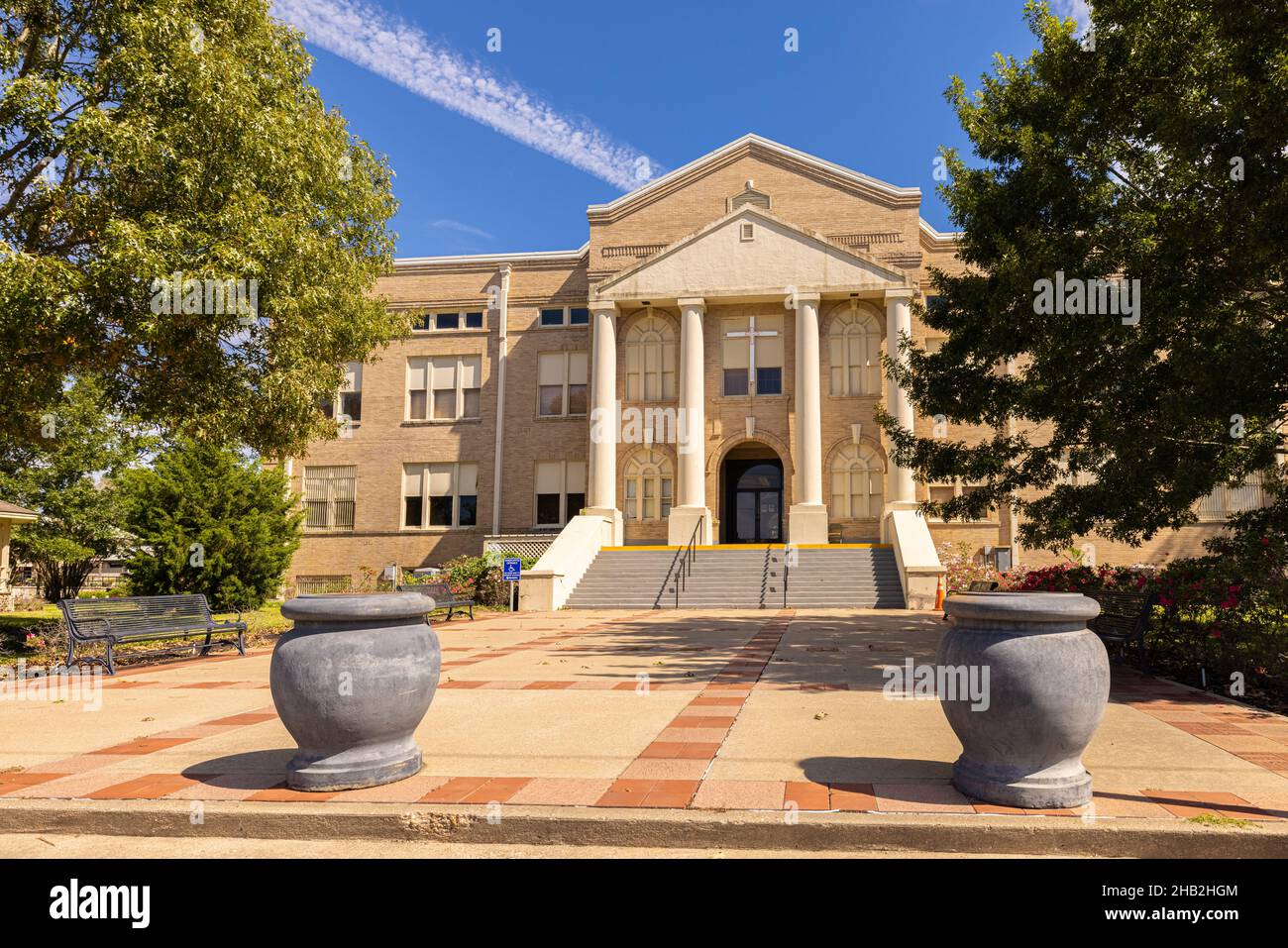 Coldspring, Texas, USA - October 17, 2021: The San Jacinto County ...