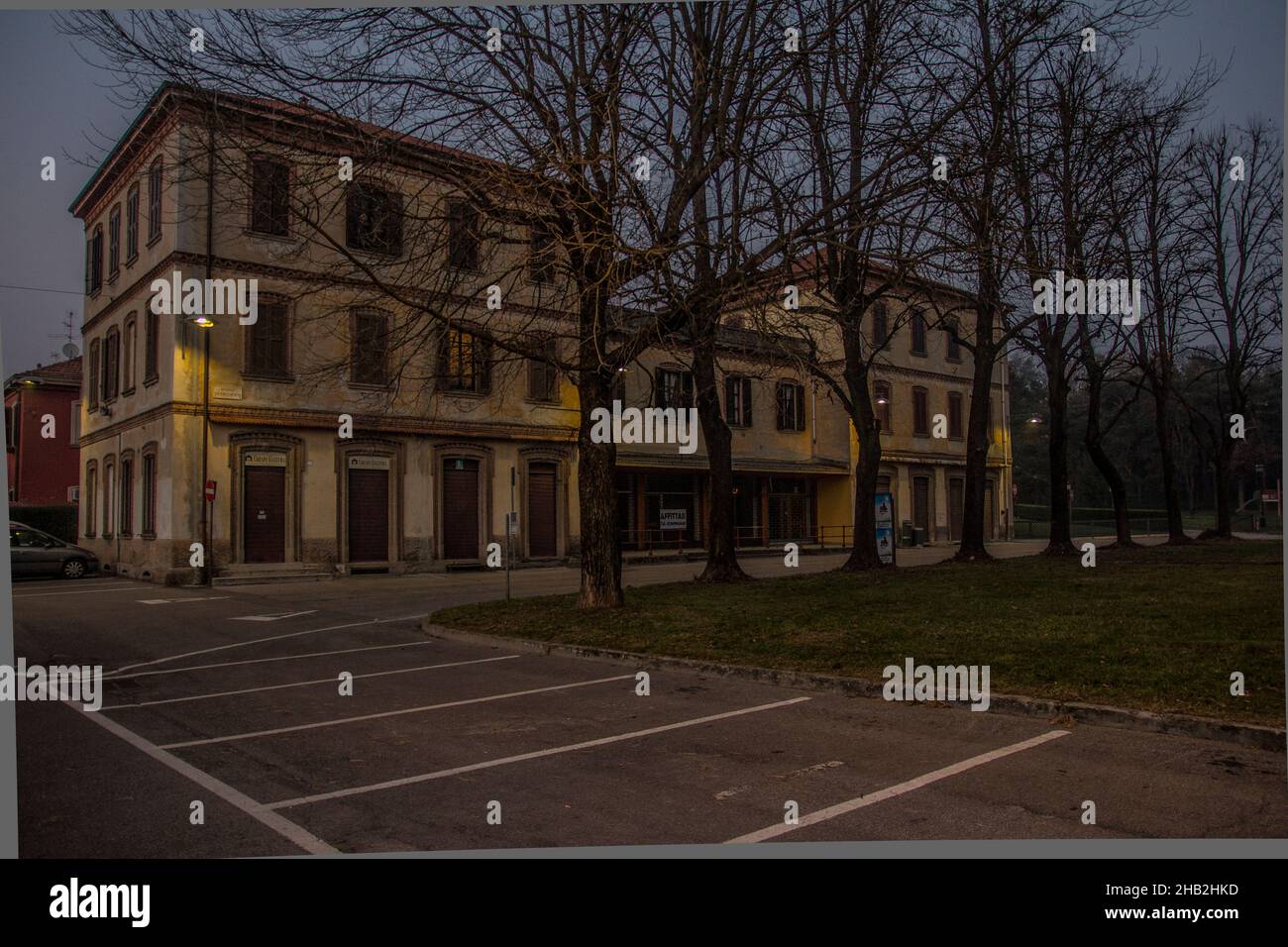 Ancient industrial village with factory unesco reward Stock Photo - Alamy