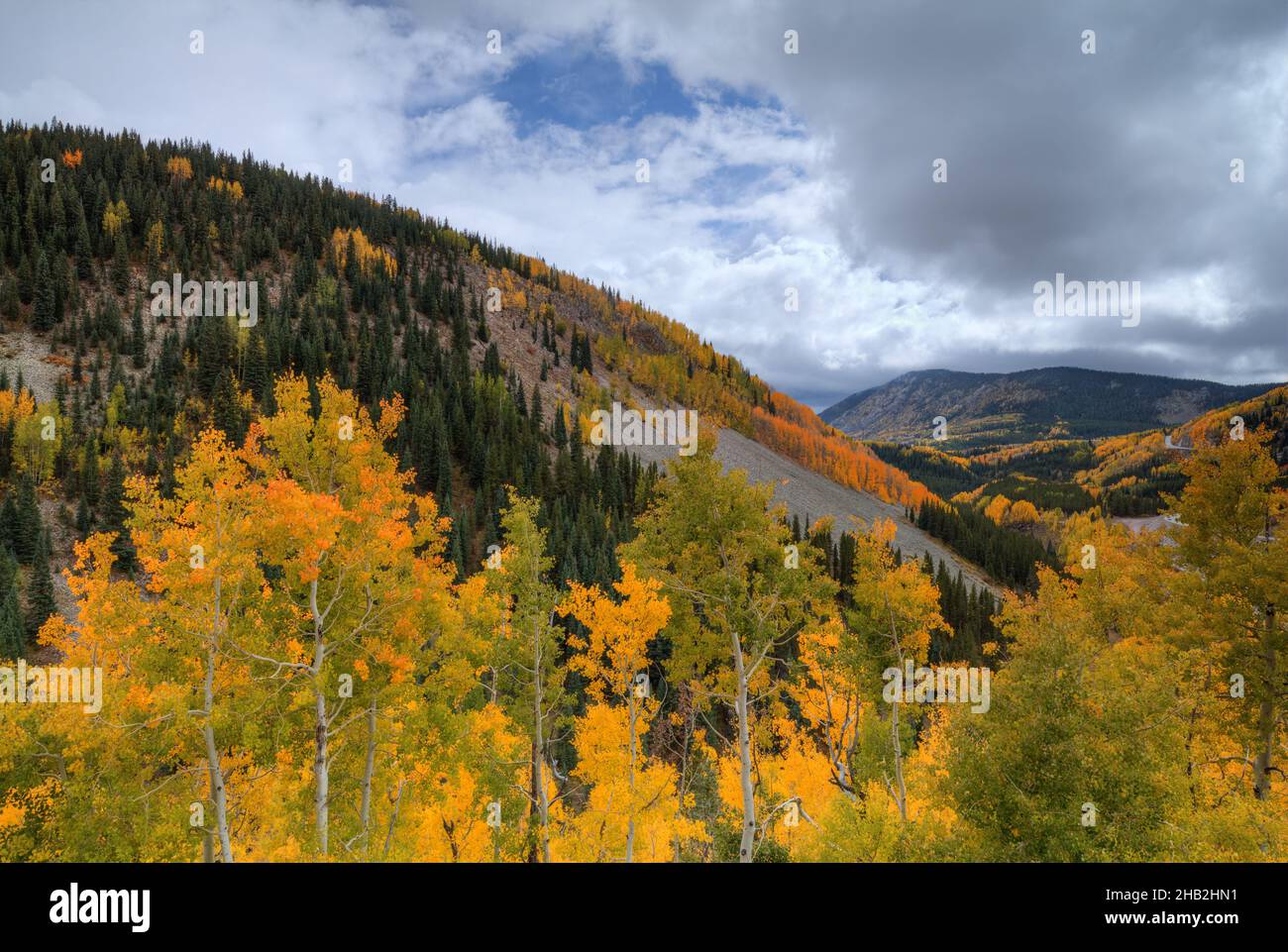Scenic autumn landscape images in Colorado Stock Photo - Alamy
