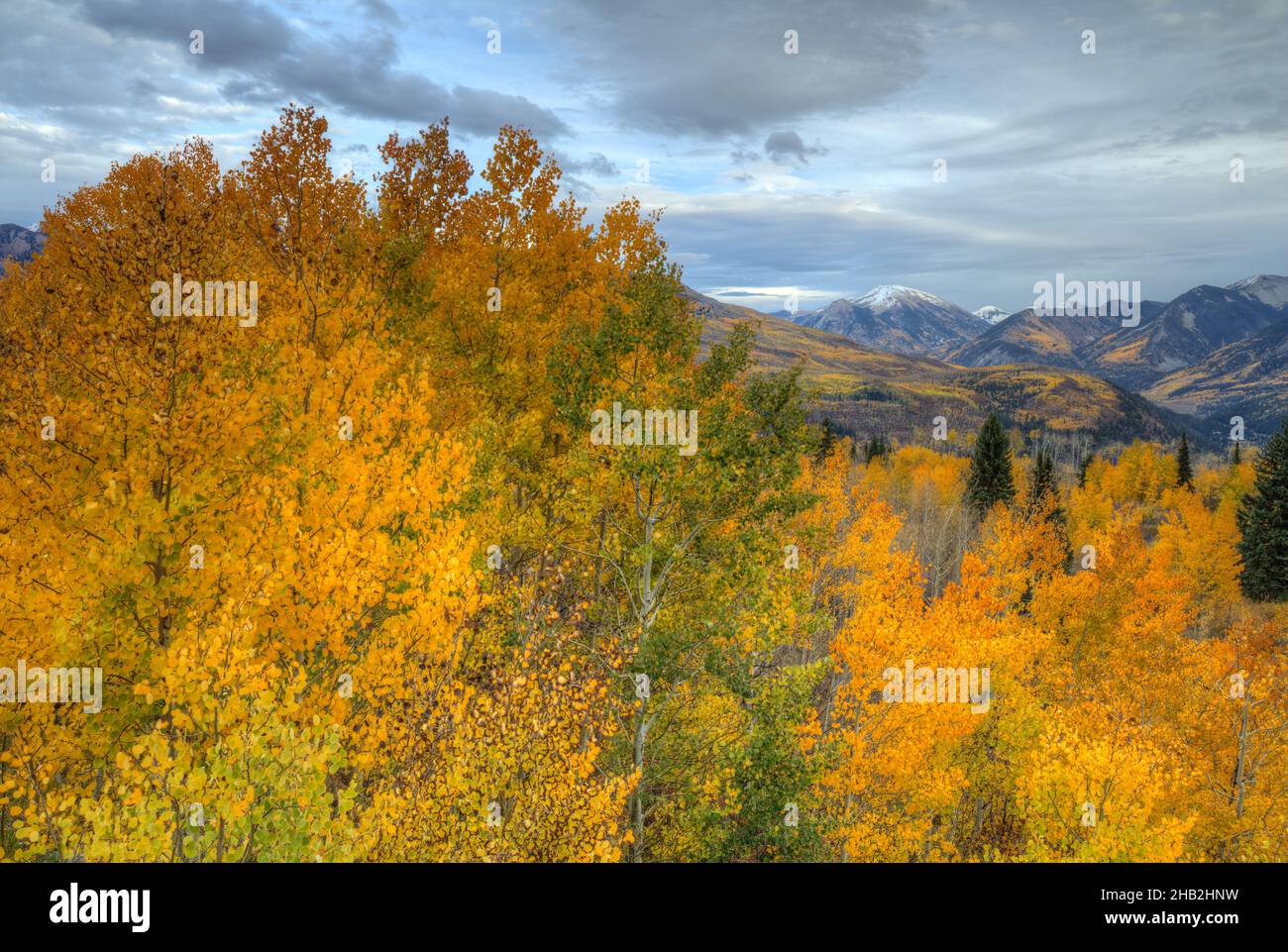 Scenic autumn landscape images in Colorado Stock Photo - Alamy
