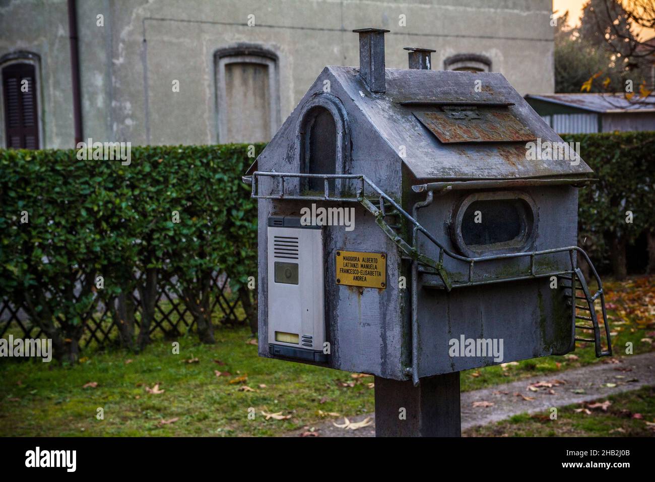 Ancient industrial village with factory unesco reward Stock Photo - Alamy