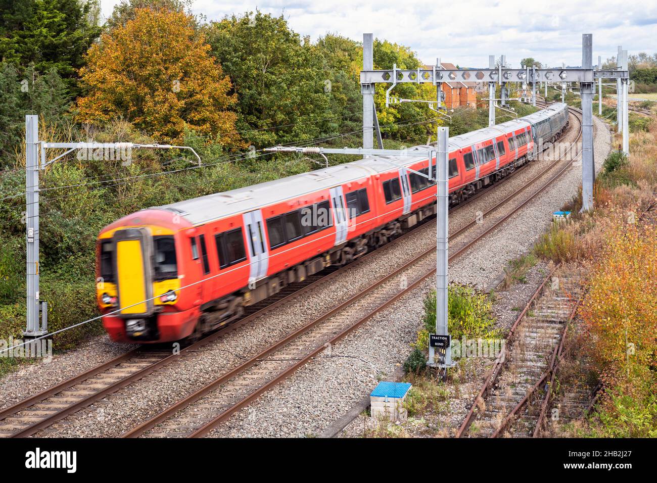 UK, England, Berkshire, Padworth Village, GWR Class 387 (in Gatwick ...