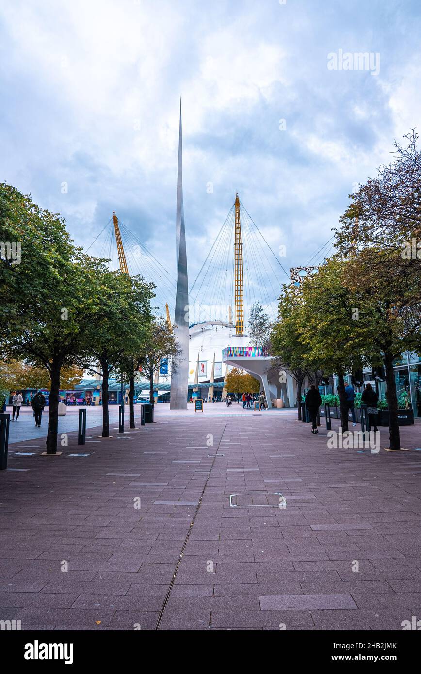 An aerial view millennium dome hi-res stock photography and images - Alamy