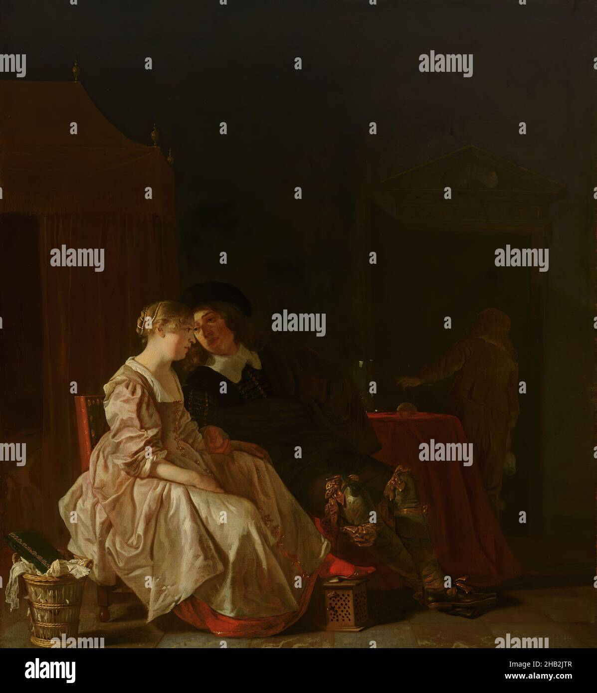 The couple', Jacob van Loo, c. 1650 Stock Photo - Alamy