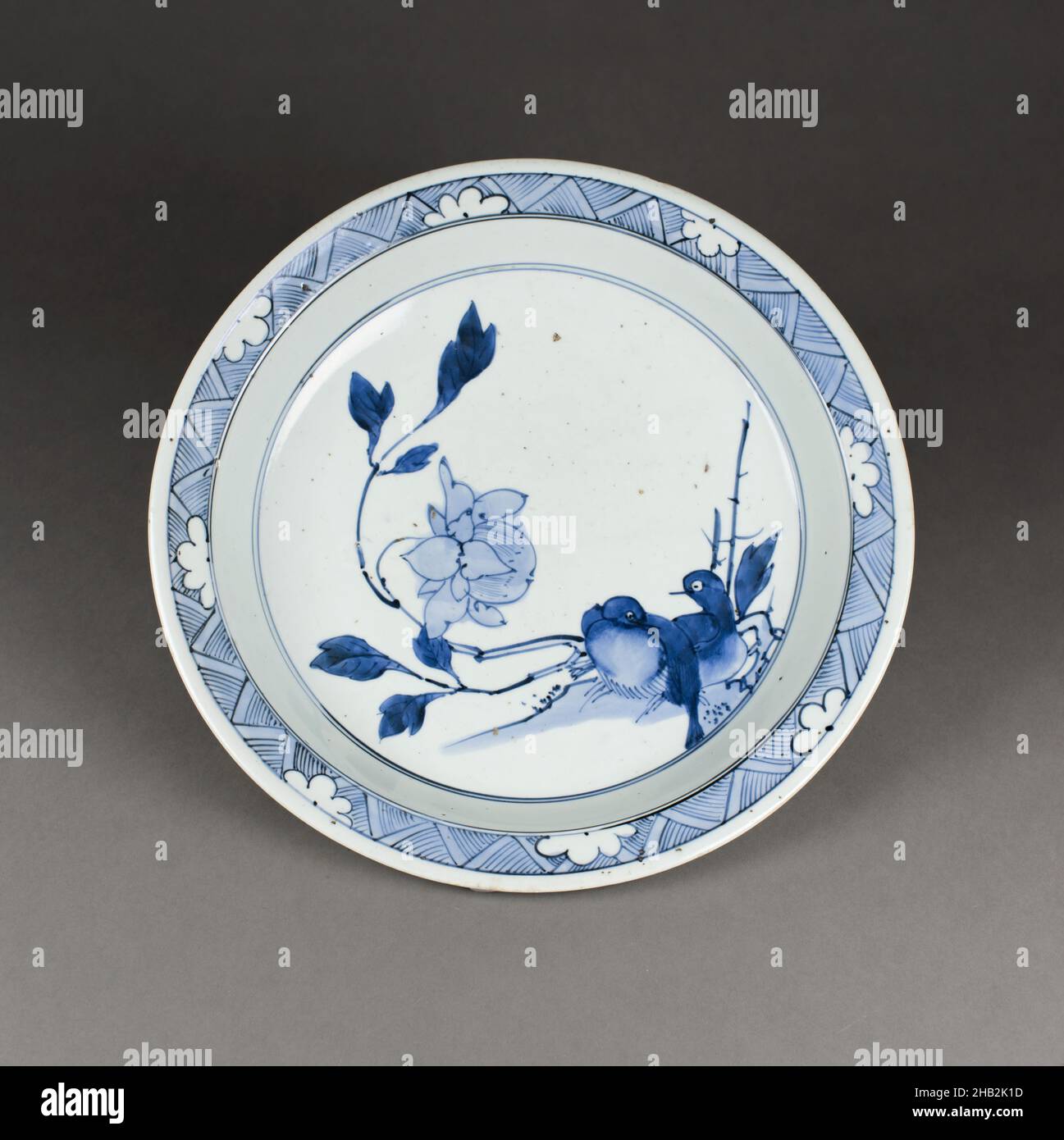 Dish with Design of Birds and Peony, Japanese, Edo period, 1615–1868 ...