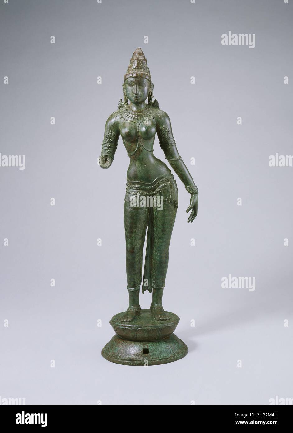 Standing Umā (Pārvatī), Indian, Chola dynasty, c.860–1279, 11th century ...