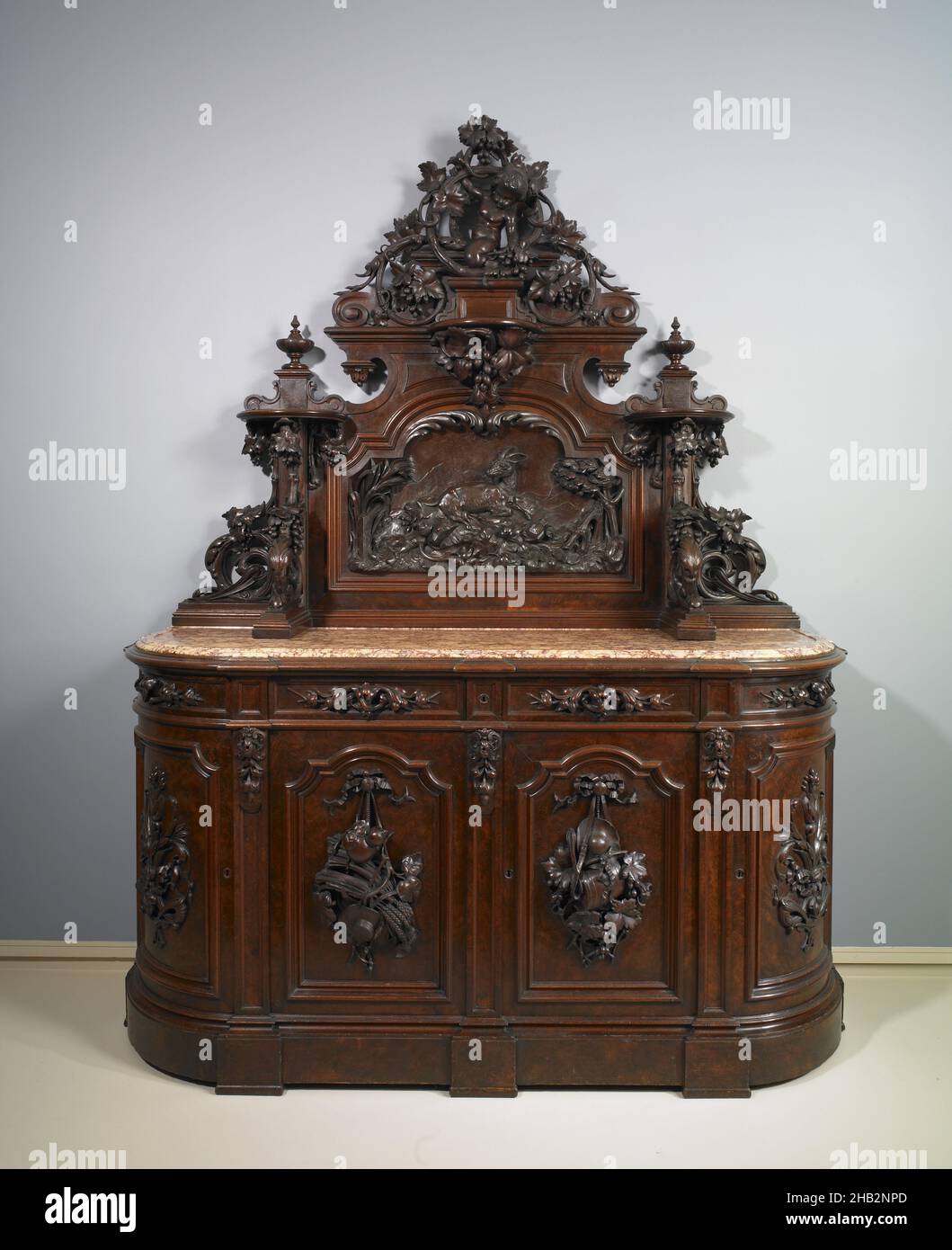 Sideboard, Alexander Roux, American (born France), 1813–1886, c.1855–60 ...