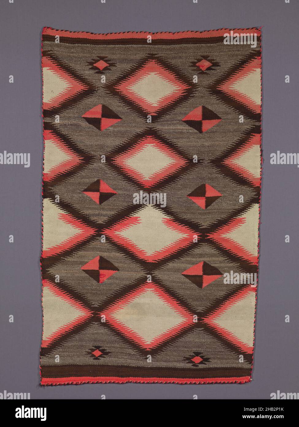 Serape, Diné (Navajo), c.1890, Wool and dye, Southwest, United States ...
