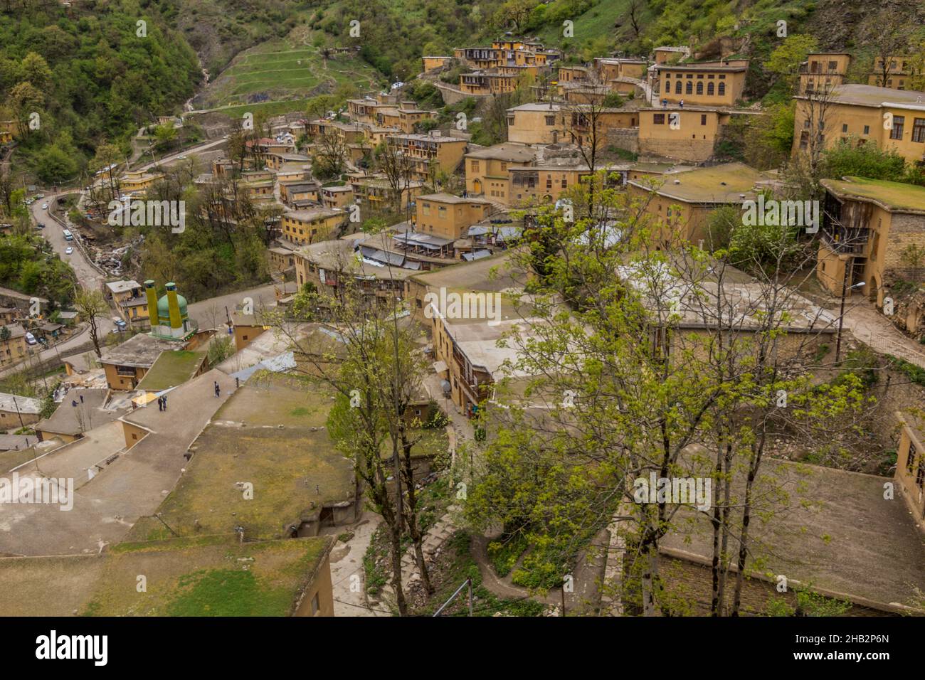 Traditional village Masuleh in Gilan province, Iran Stock Photo - Alamy